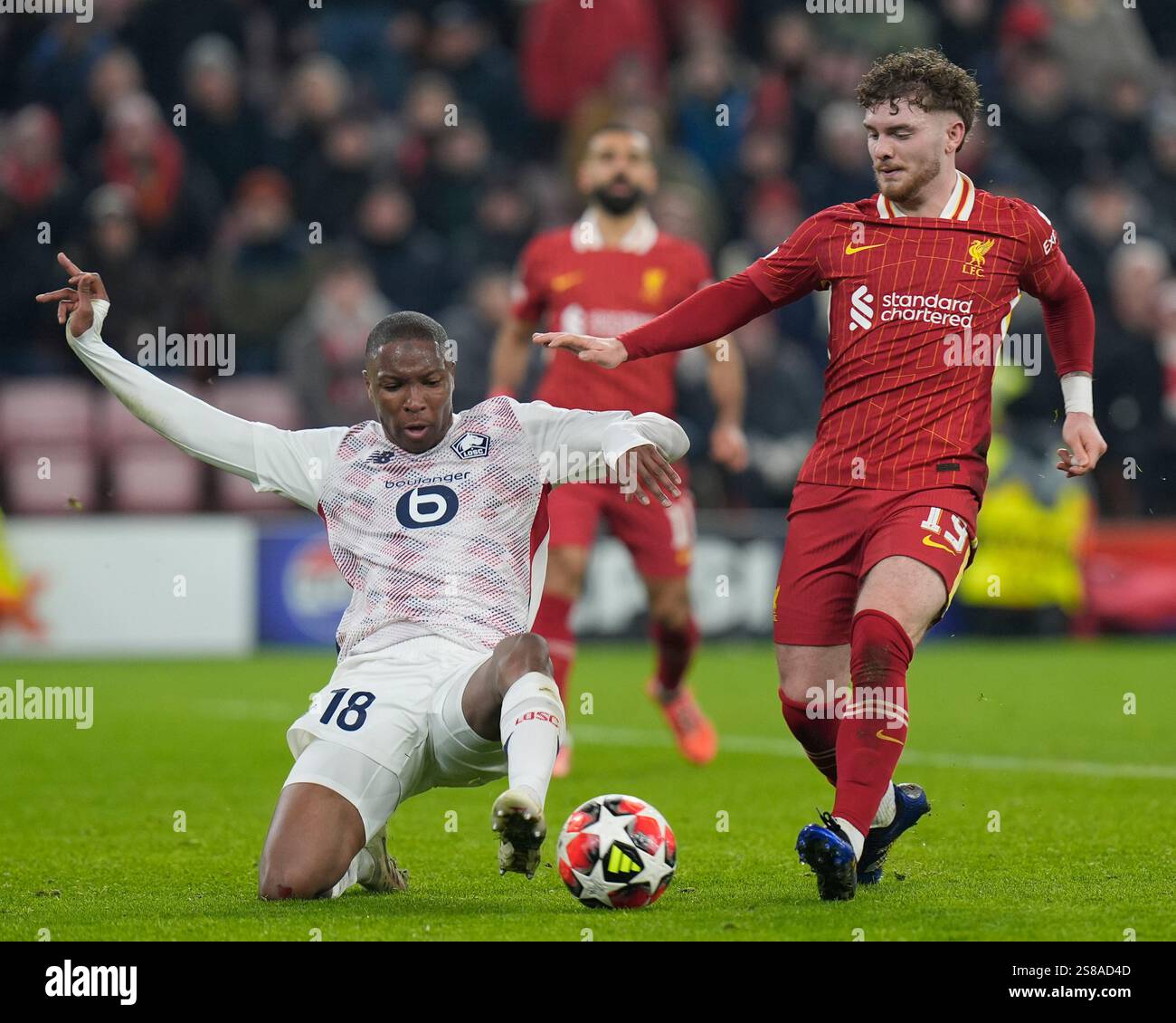 Anfield, Liverpool, Merseyside, UK. 21st Jan, 2025. Champions League ...