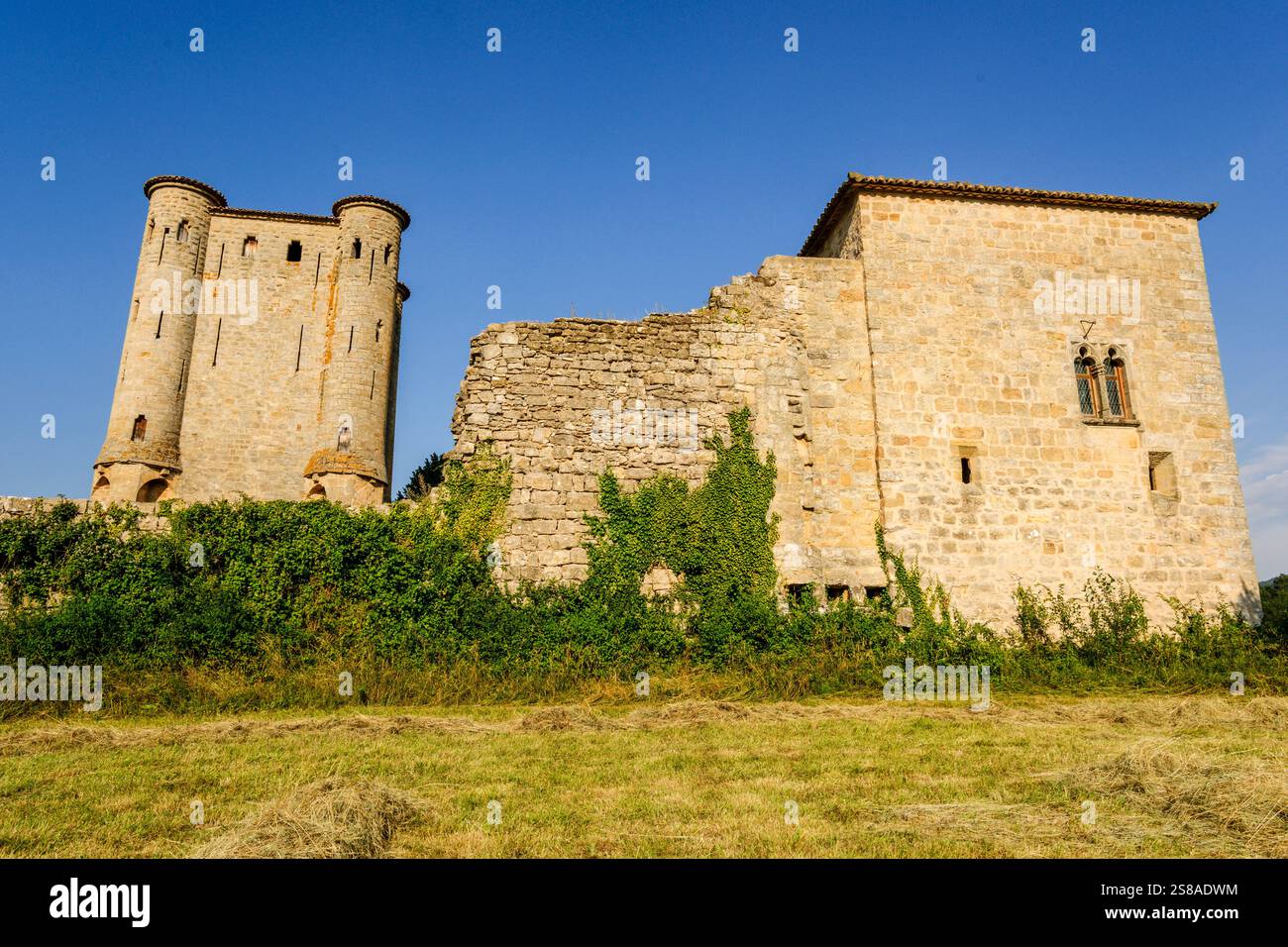 Arques castle, 13th century, Aude department, Languedoc-Roussillon ...