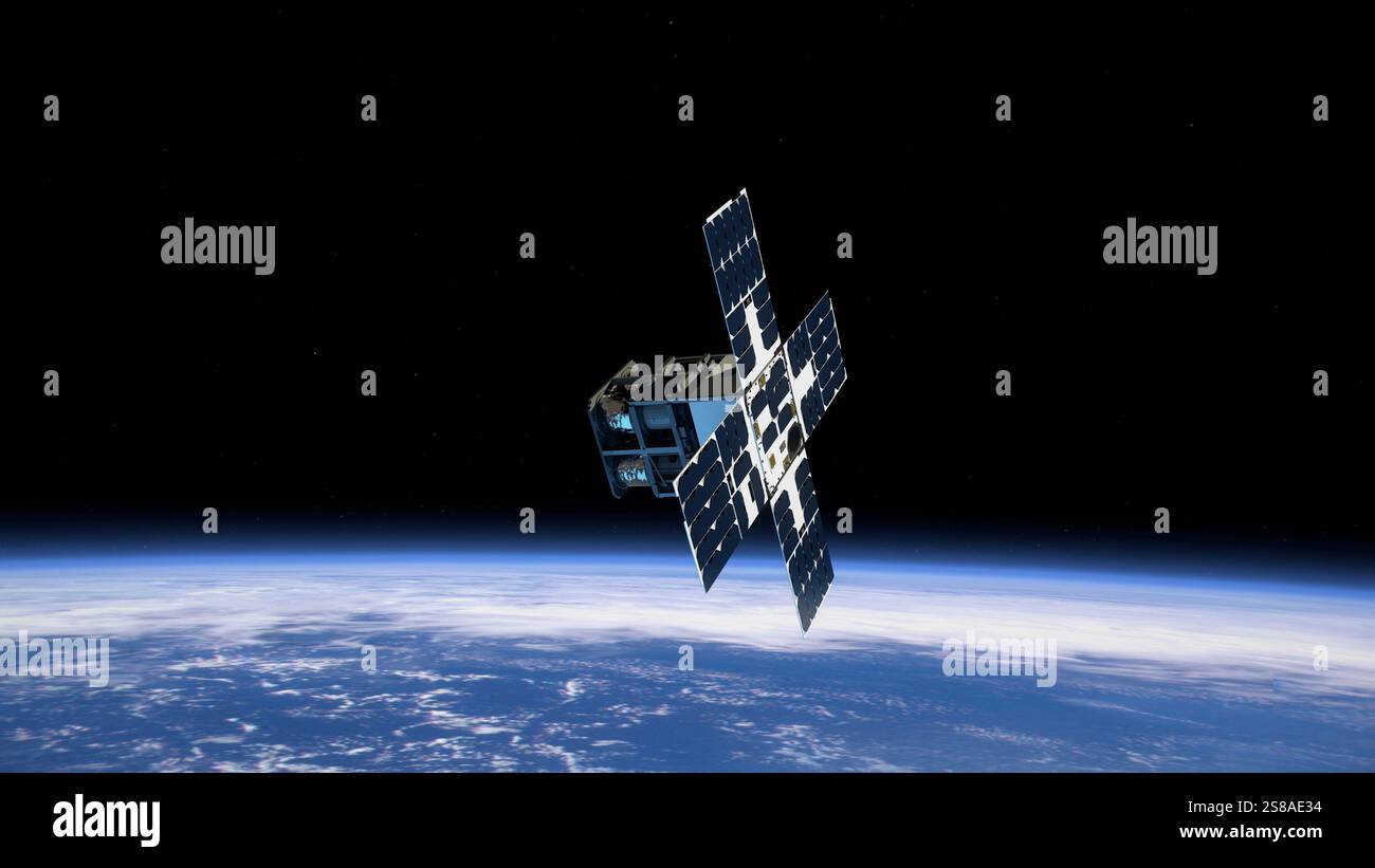 Illustration of NASA's Advanced Composite Solar Sail System (ACS3 ...