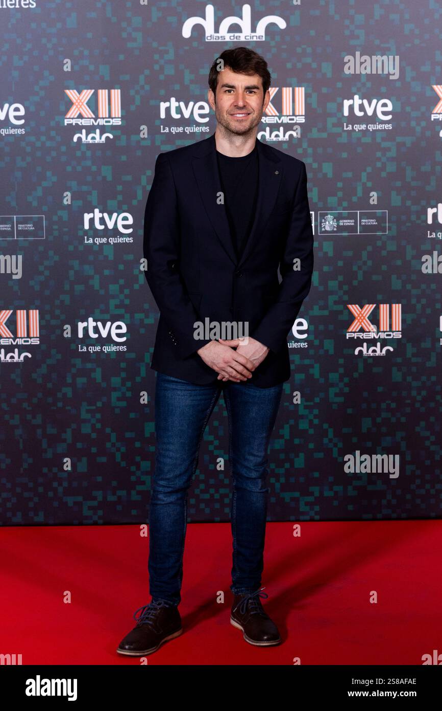 Daniel Muriel attended 'XII Premios 'Días de Cine' Photocall at Reina Sofia Museum on January 15 ...