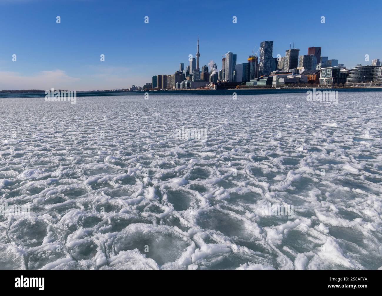 Toronto. 21st Jan, 2025. This photo taken on Jan. 21, 2025 shows the ...