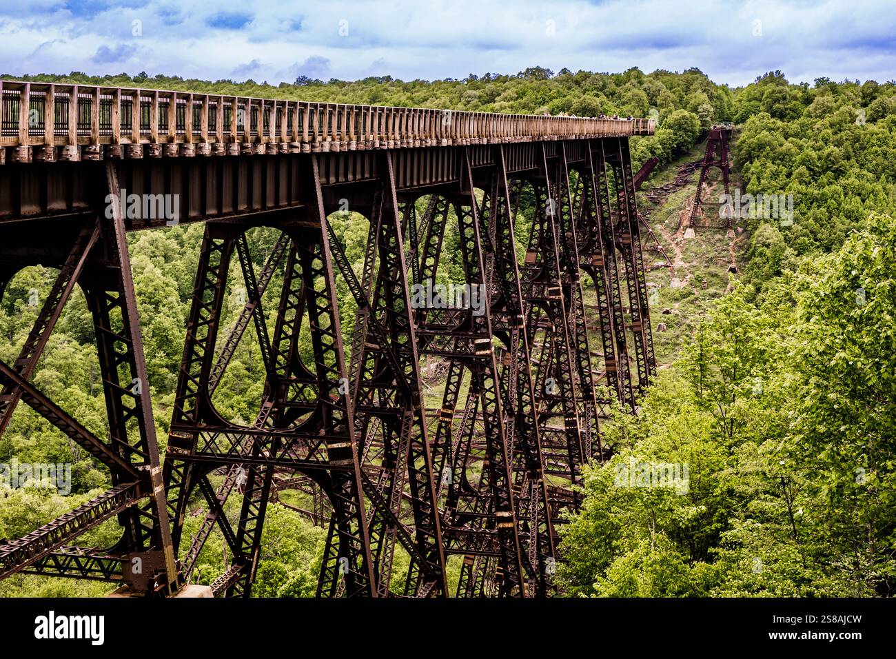 Kinzua Bridge in a national park in Pennsylvania Stock Photo - Alamy