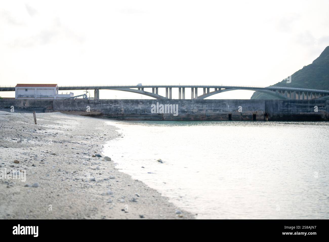 Empty seaside in spring at Aka Island, Zamami Village, Okinawa ...