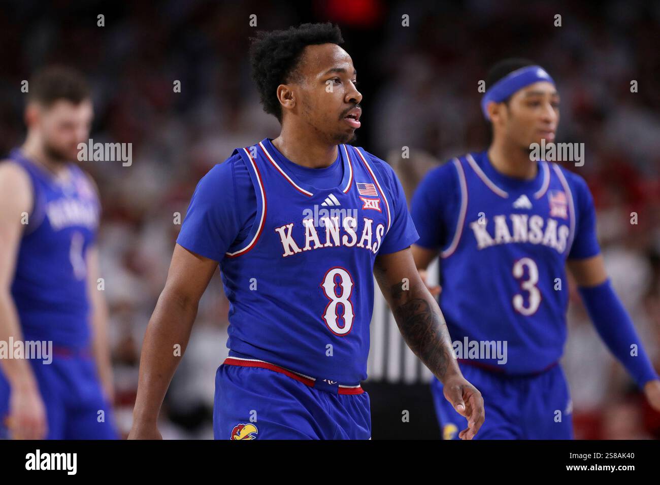 CINCINNATI, OH - JANUARY 11: Kansas Jayhawks guard David Coit (8 ...