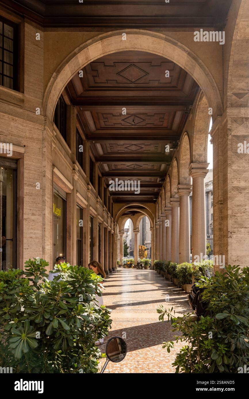 Archways in Milan Stock Photo - Alamy