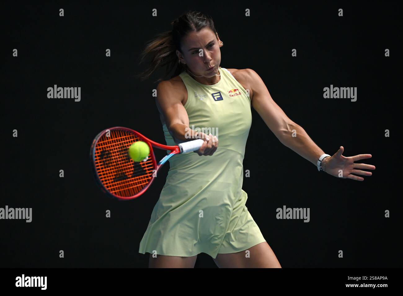 Melbourne, Australia. 22nd Jan, 2025. Emma Navarro of USA during her 1/ ...
