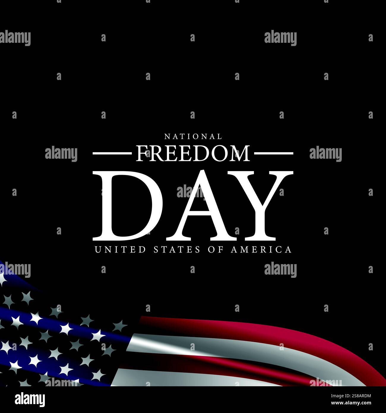 National Freedom Day A Time to Remember and Rejoice Stock Vector Image ...