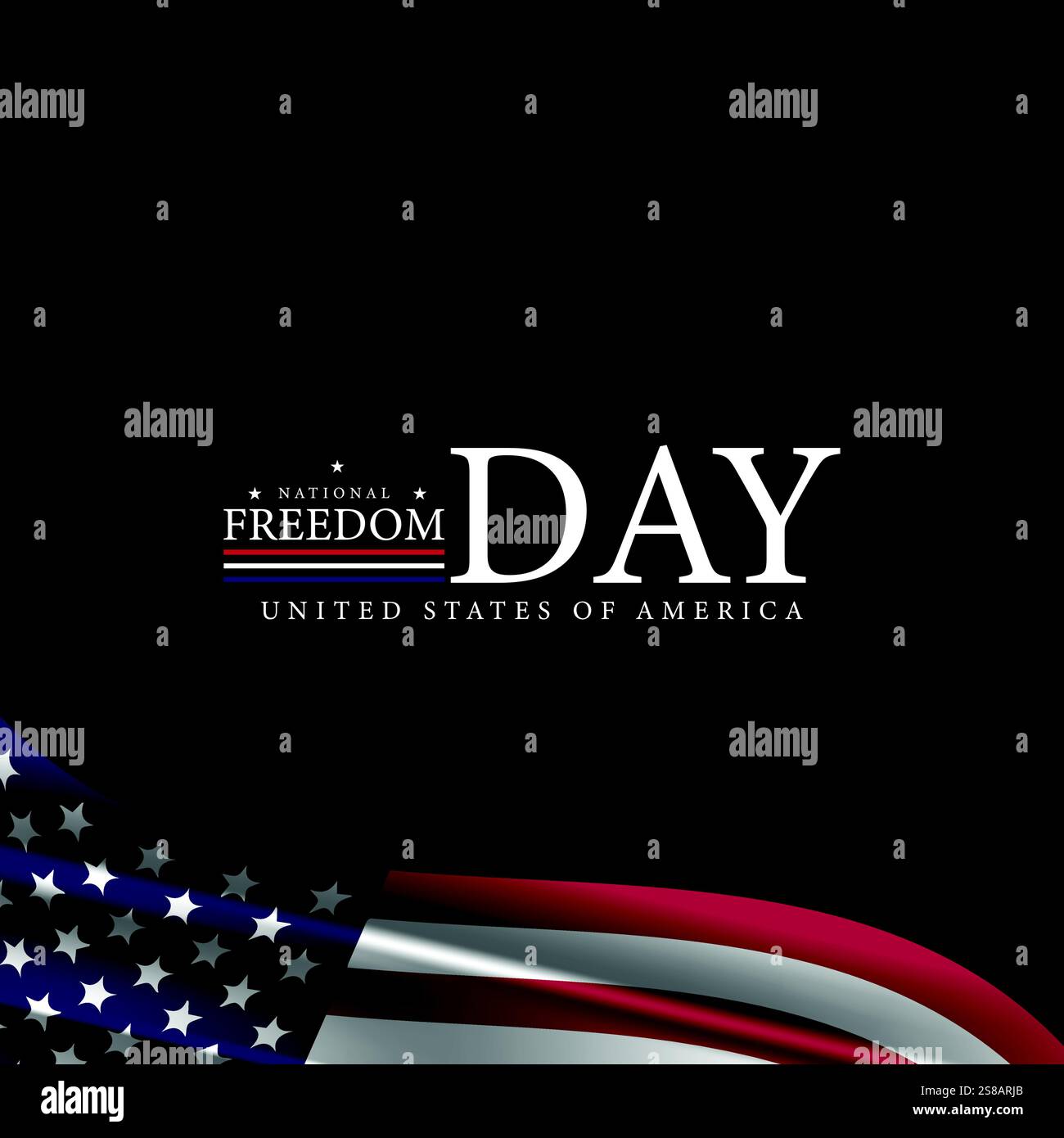 National Freedom Day A Time to Remember and Rejoice Stock Vector Image ...