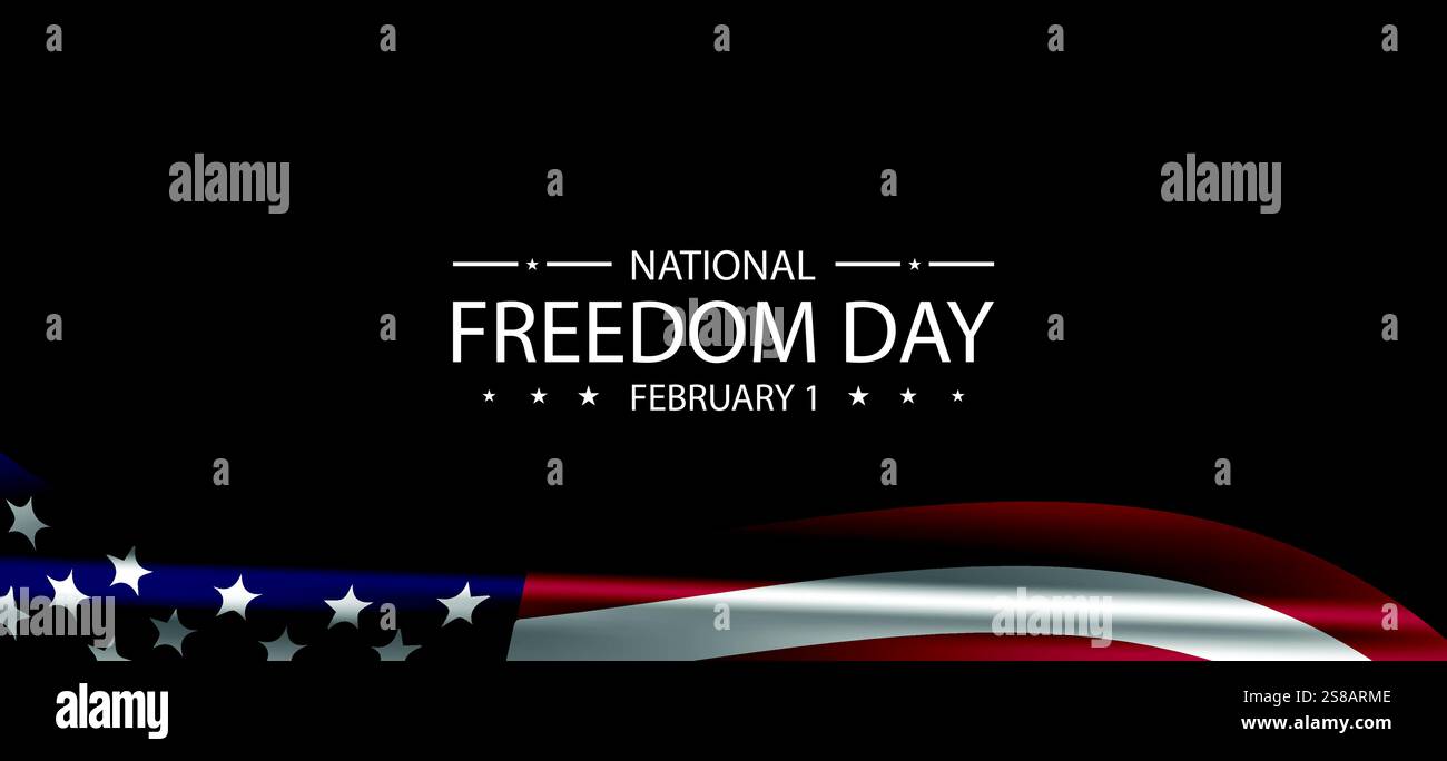 National Freedom Day A Time to Remember and Rejoice Stock Vector Image ...