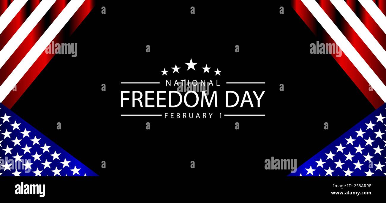 National Freedom Day A Time to Remember and Rejoice Stock Vector Image ...