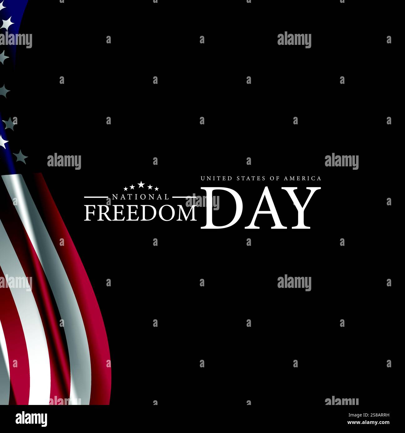 National Freedom Day A Time to Remember and Rejoice Stock Vector Image ...