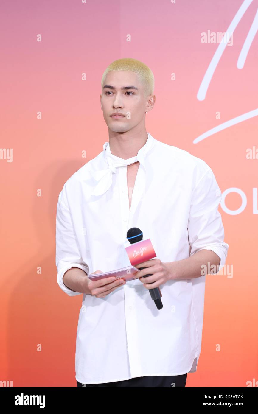 Japanese-American singer and model Mika Hashizume attends an activity ...