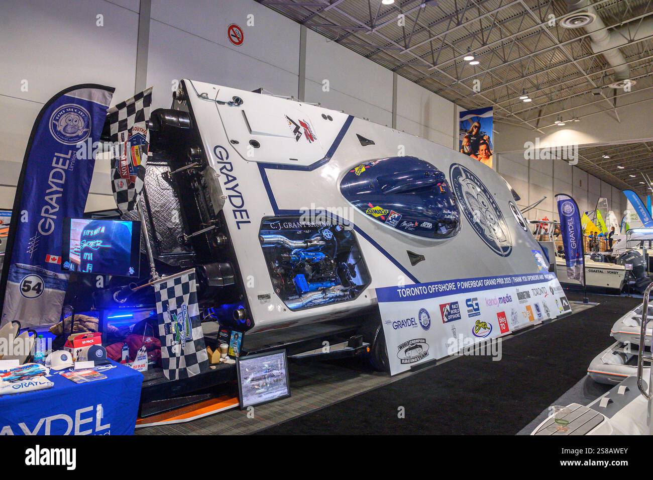 Toronto, ON, Canada – January 18, 2025: Graydel #54 Super Cat Race Boat ...