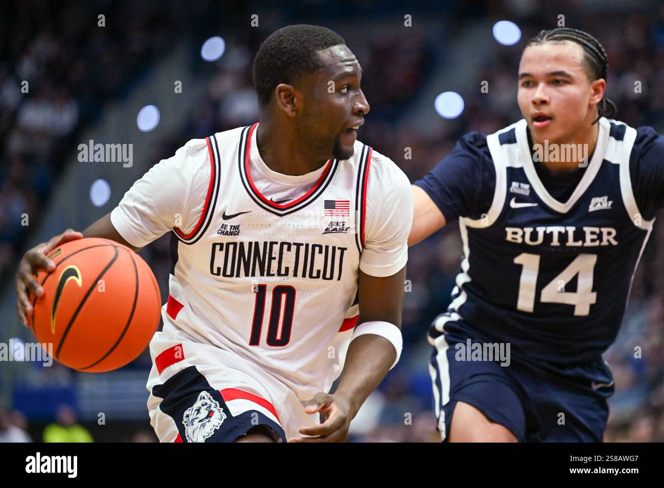 January 21, 2025, Hartford, Connecticut, USA: HASSAN DIARRA G 10 OF THE ...