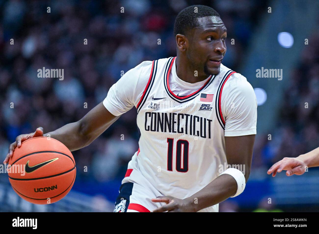 January 21, 2025, Hartford, Connecticut, USA: HASSAN DIARRA G 10 OF THE ...