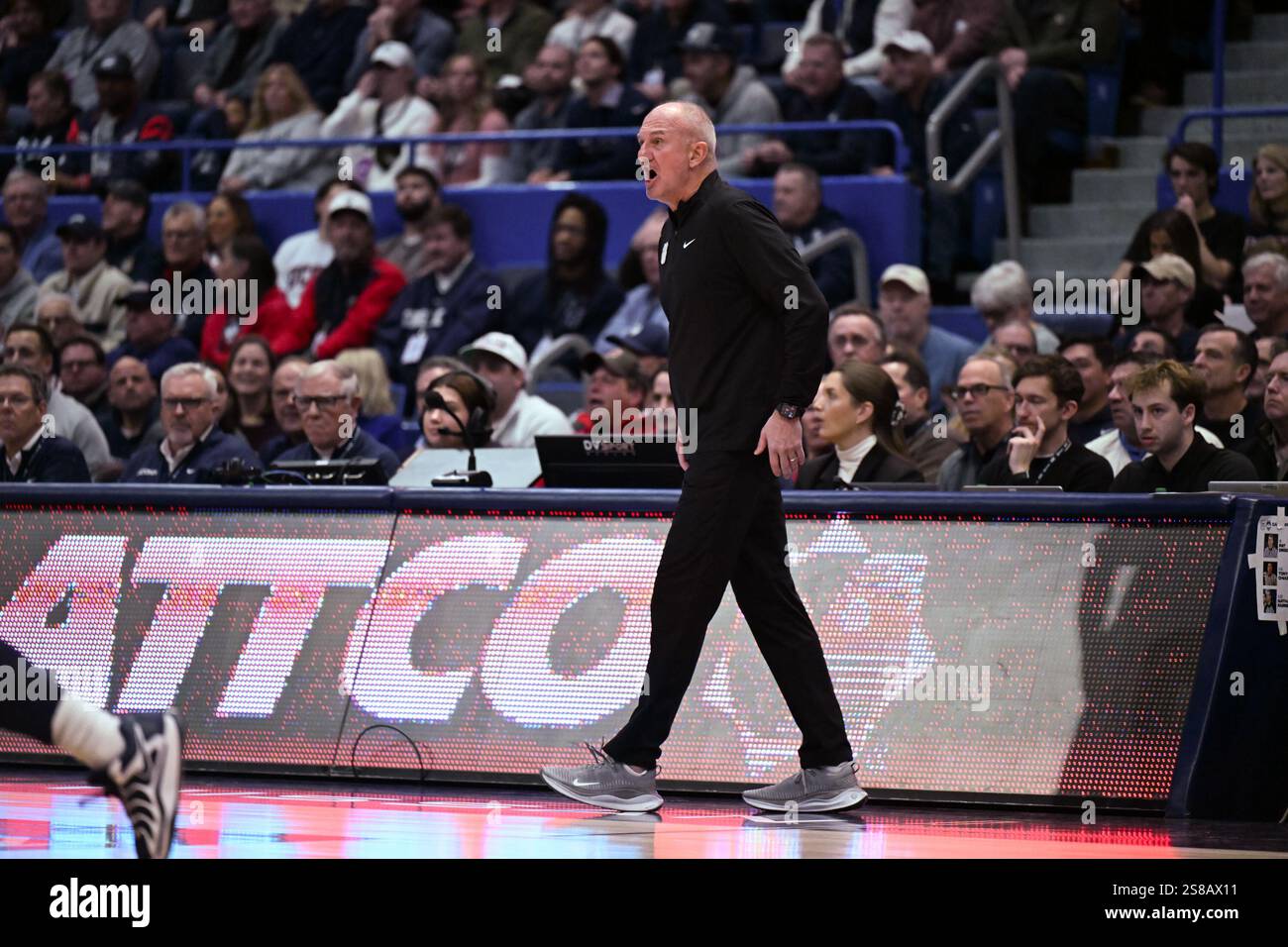 Hartford, Connecticut, USA. 21st Jan, 2025. Thad Matta HEAD COACH OF ...