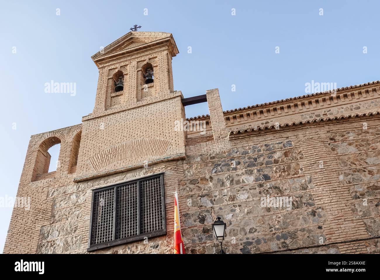 The Jewish quarter in Toledo, Spain, is a historic area with narrow ...