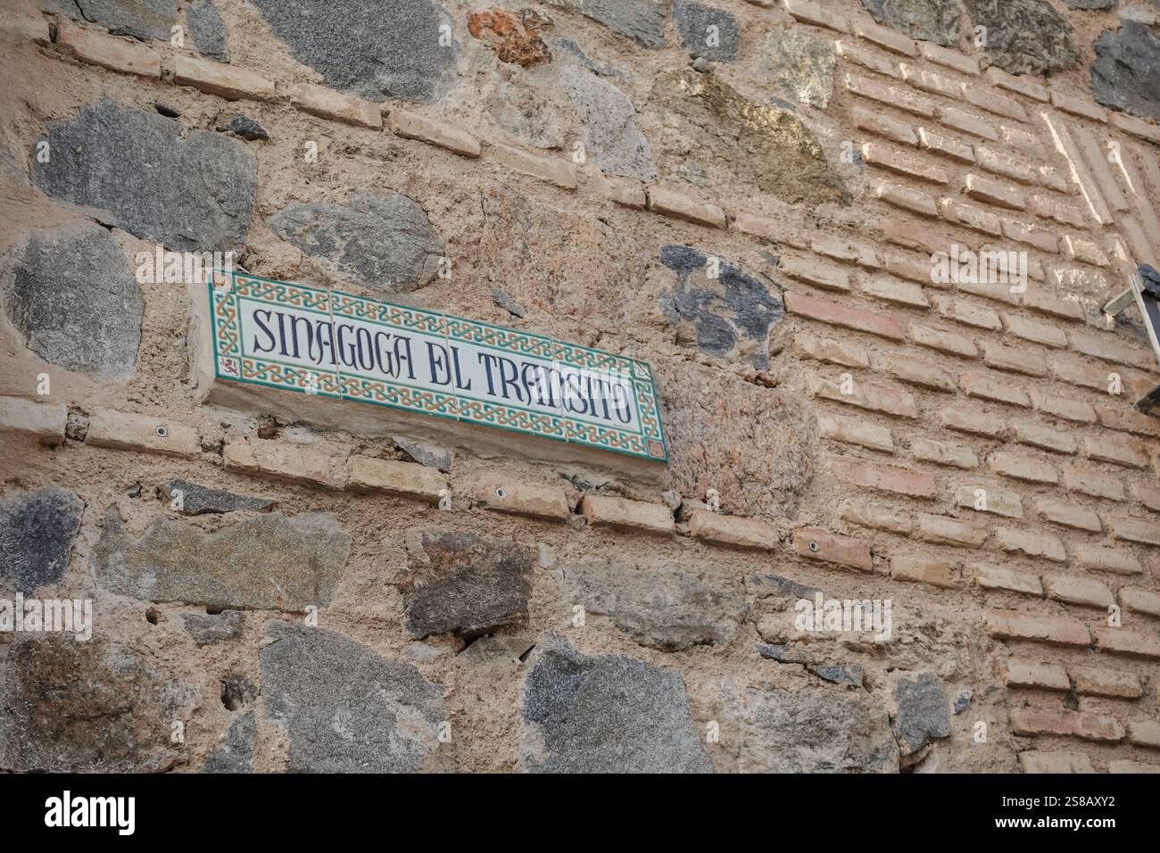 The Jewish quarter in Toledo, Spain, is a historic area with narrow ...