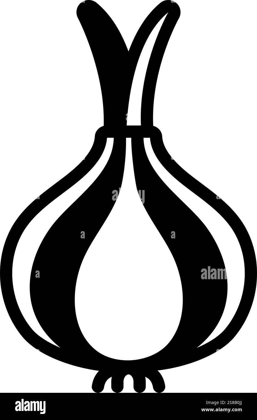 Icon for onion, onion bulb Stock Vector Image & Art - Alamy