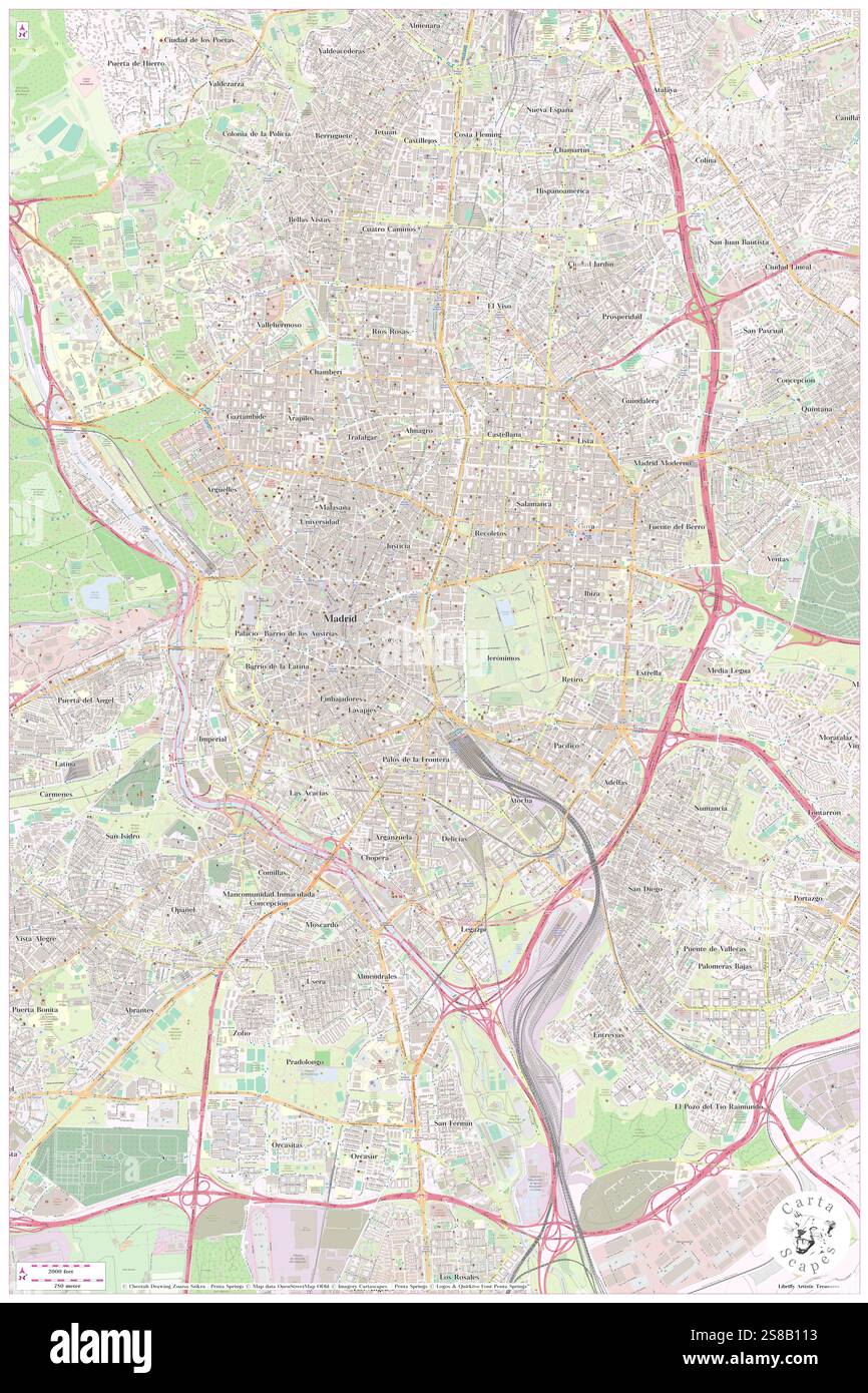 Museo del prado map Cut Out Stock Images & Pictures - Alamy