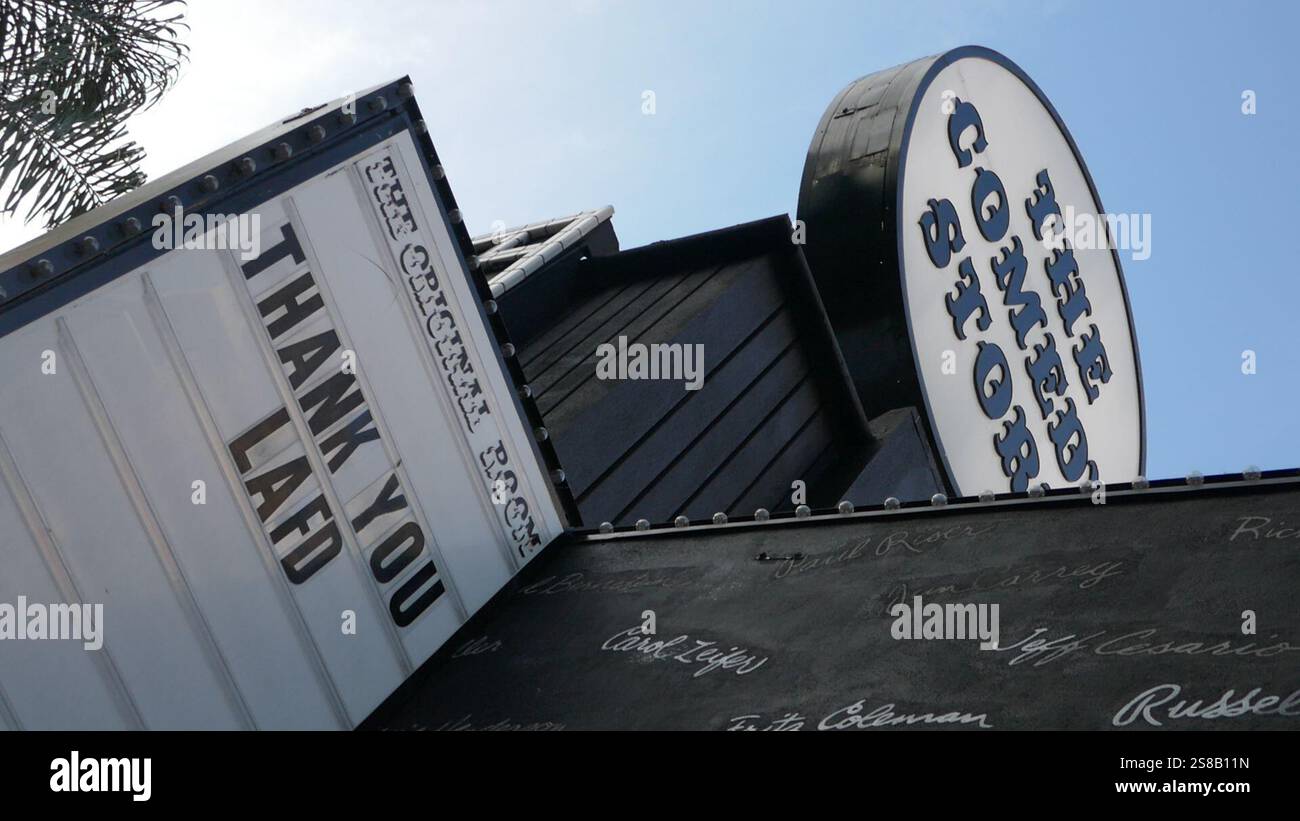 Los Angeles, California USA 21st January 2025 Thank You LAFD Los ...