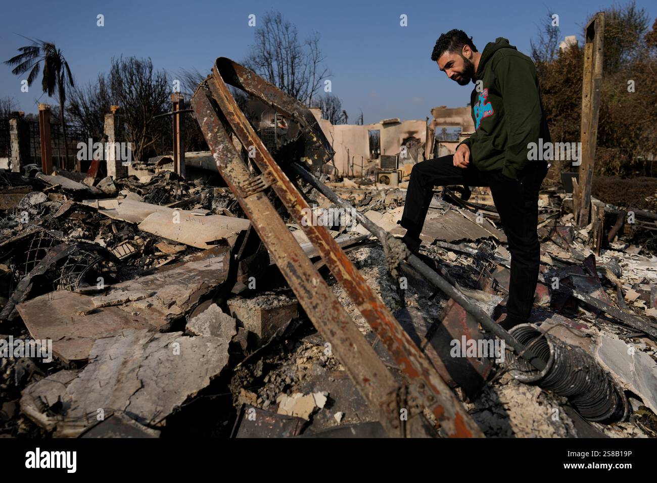 World Central Kitchen Chef Corp member Daniel Shemtob looks at the ...