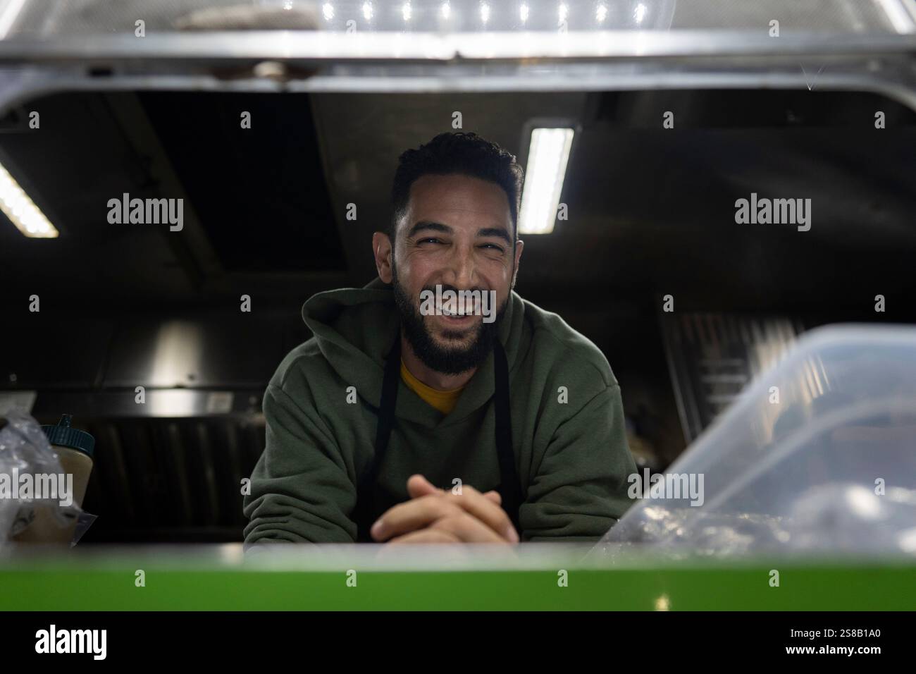 World Central Kitchen Chef Corp member Daniel Shemtob smiles as he ...