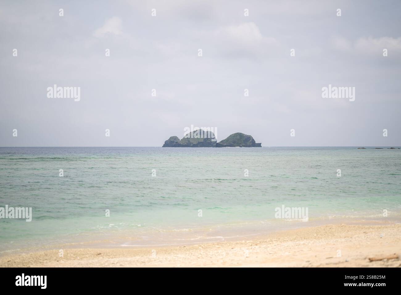 Empty seaside in spring at Aka Island, Zamami Village, Okinawa ...