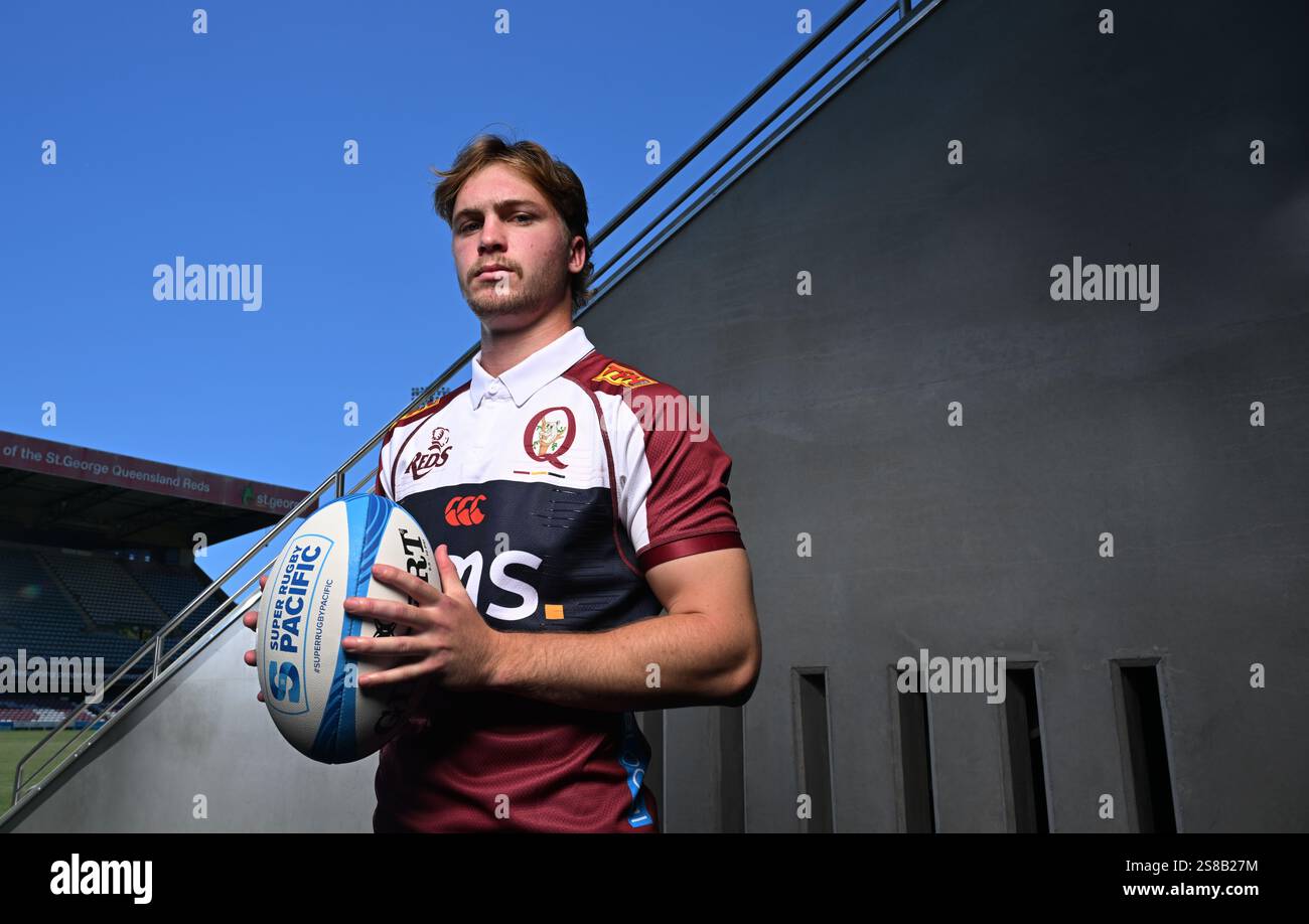 Reds player Tim Ryan is seen posing for a photograph during a ...