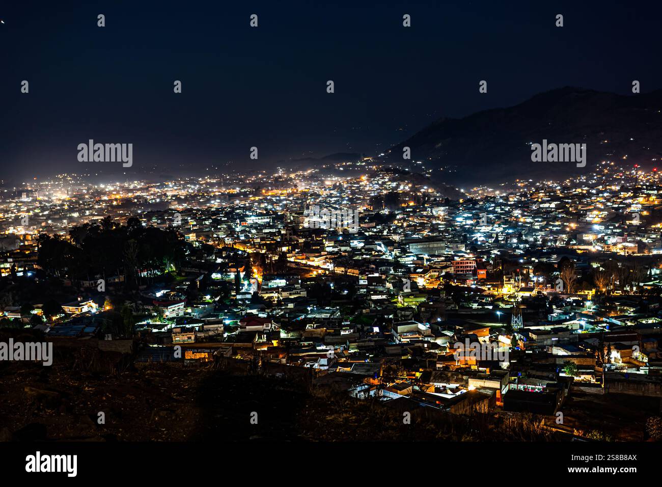 night view of Muzaffarabad Kashmir Stock Photo - Alamy