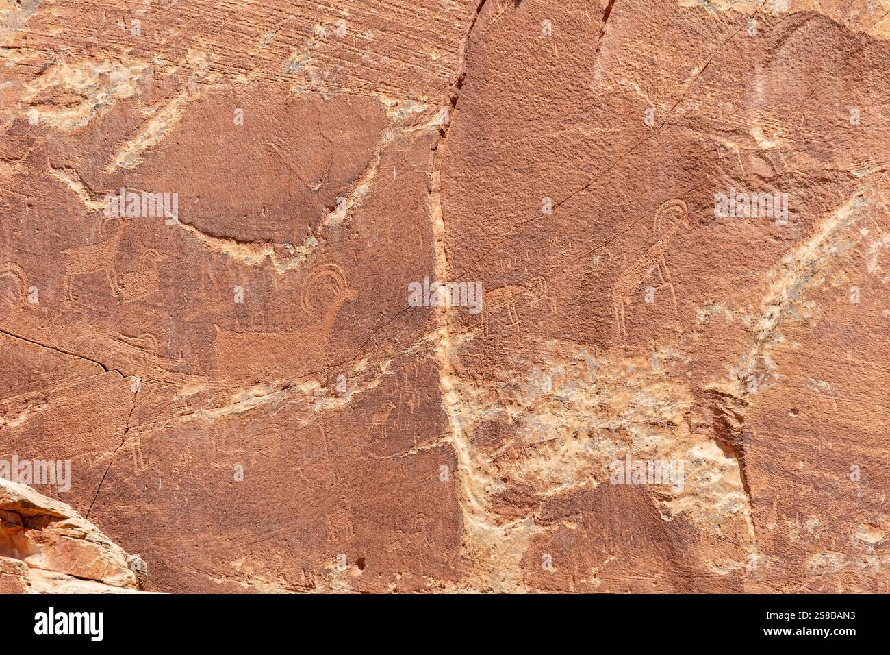 Ancient petroglyphs from the Fremont and Ancestral Puebloan people who ...