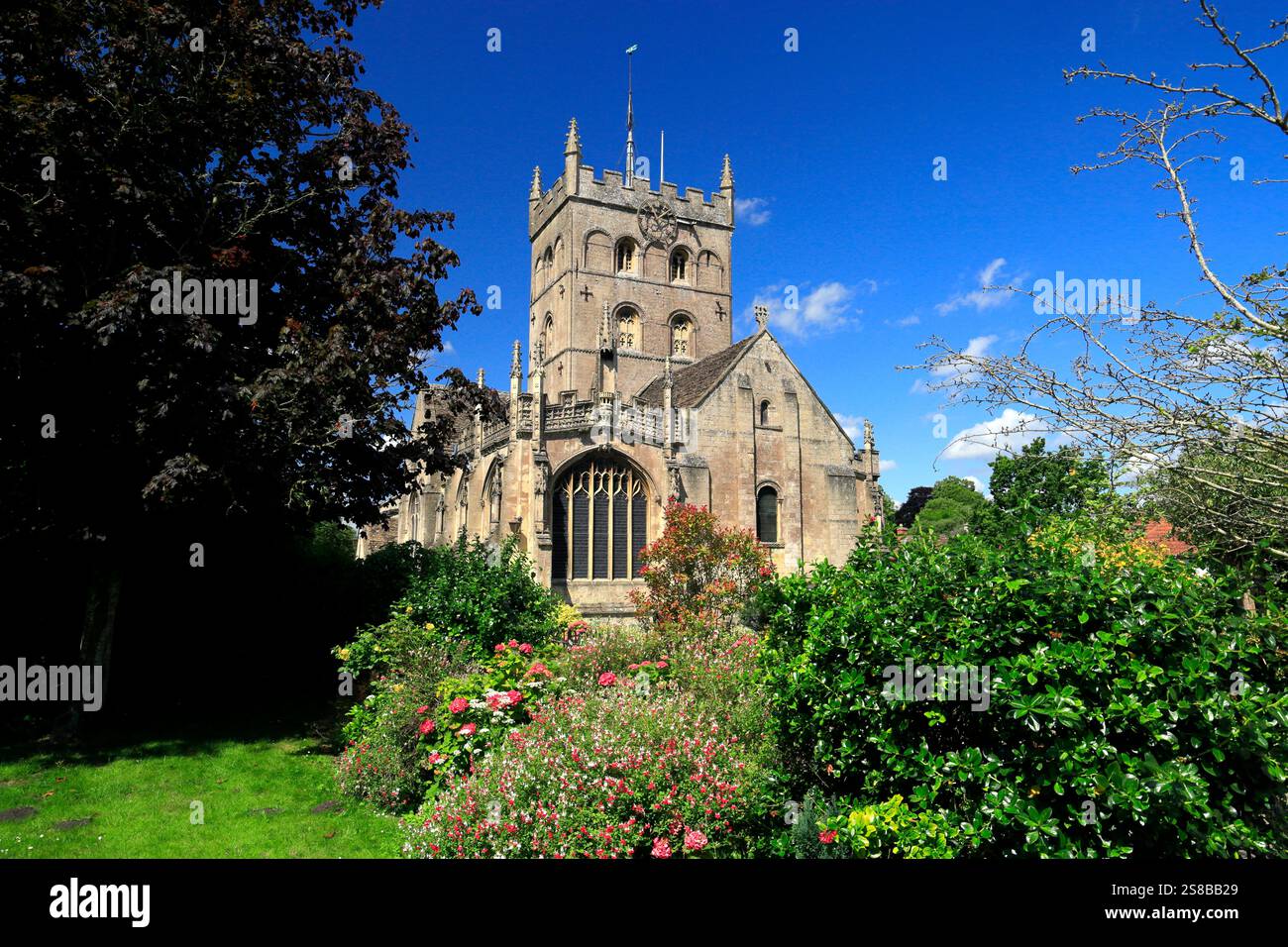 St John the Baptist parish church, Devizes, Wiltshire, England Stock ...