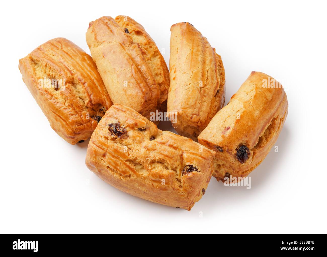 Baked treats featuring rich chocolate chips arranged artistically on a ...