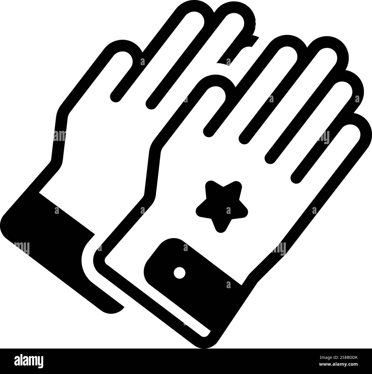 Icon for gloves, safety Stock Vector Image & Art - Alamy