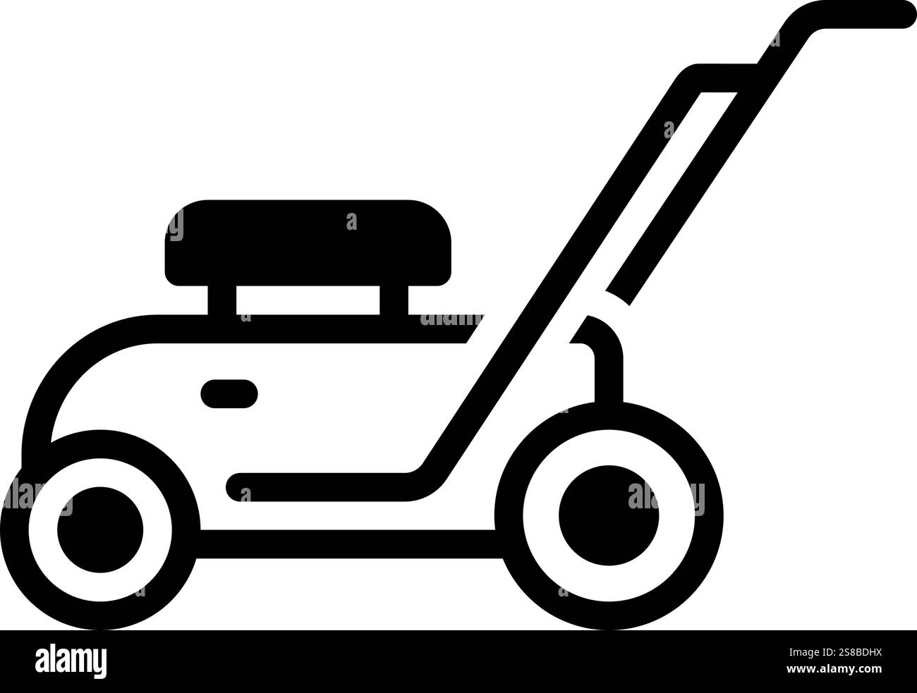 Icon for lawn mower, lawn Stock Vector Image & Art - Alamy