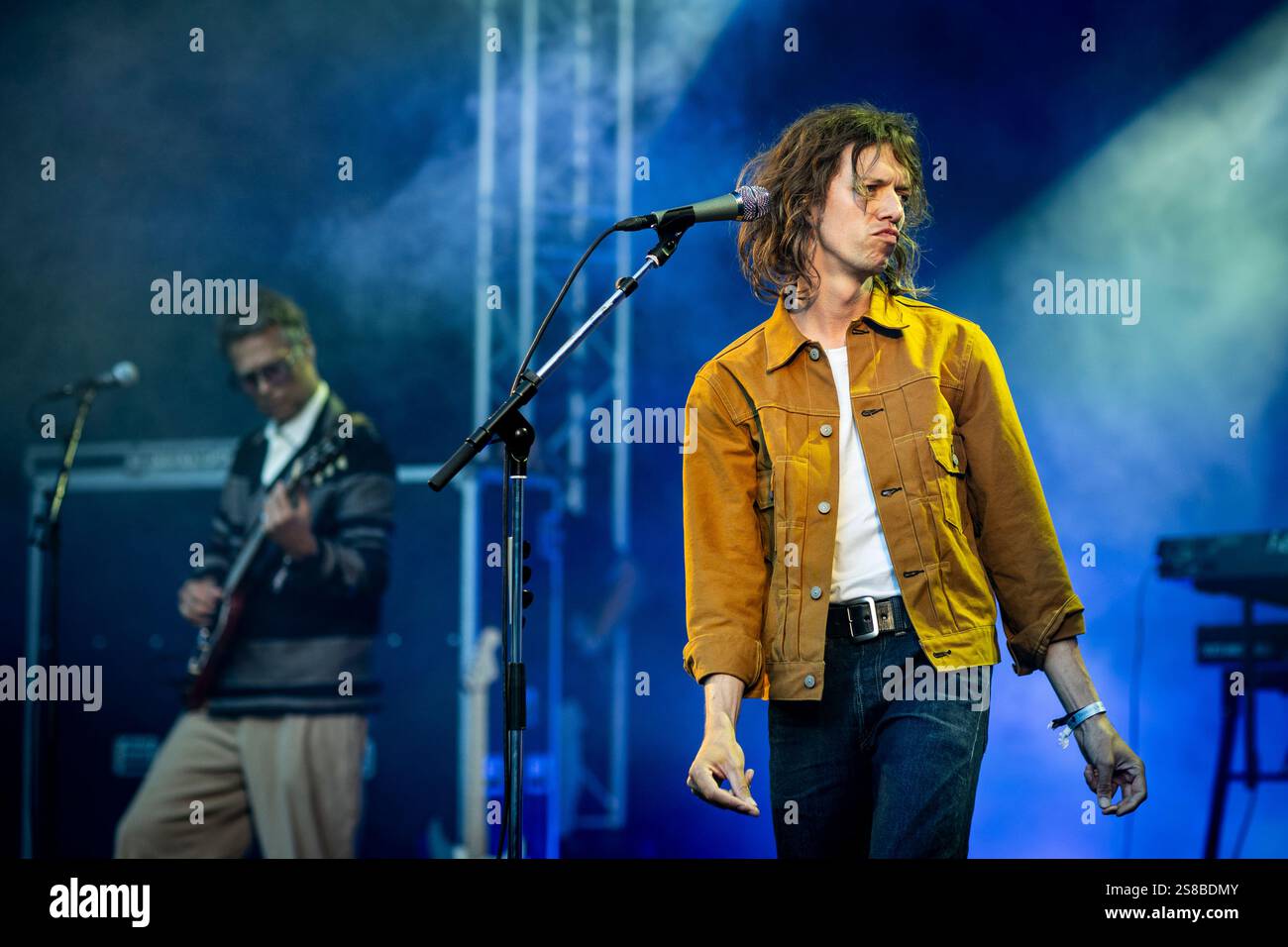 Carl Emil Petersen live in concert @ GrimFest, Aarhus, Denmark Stock ...