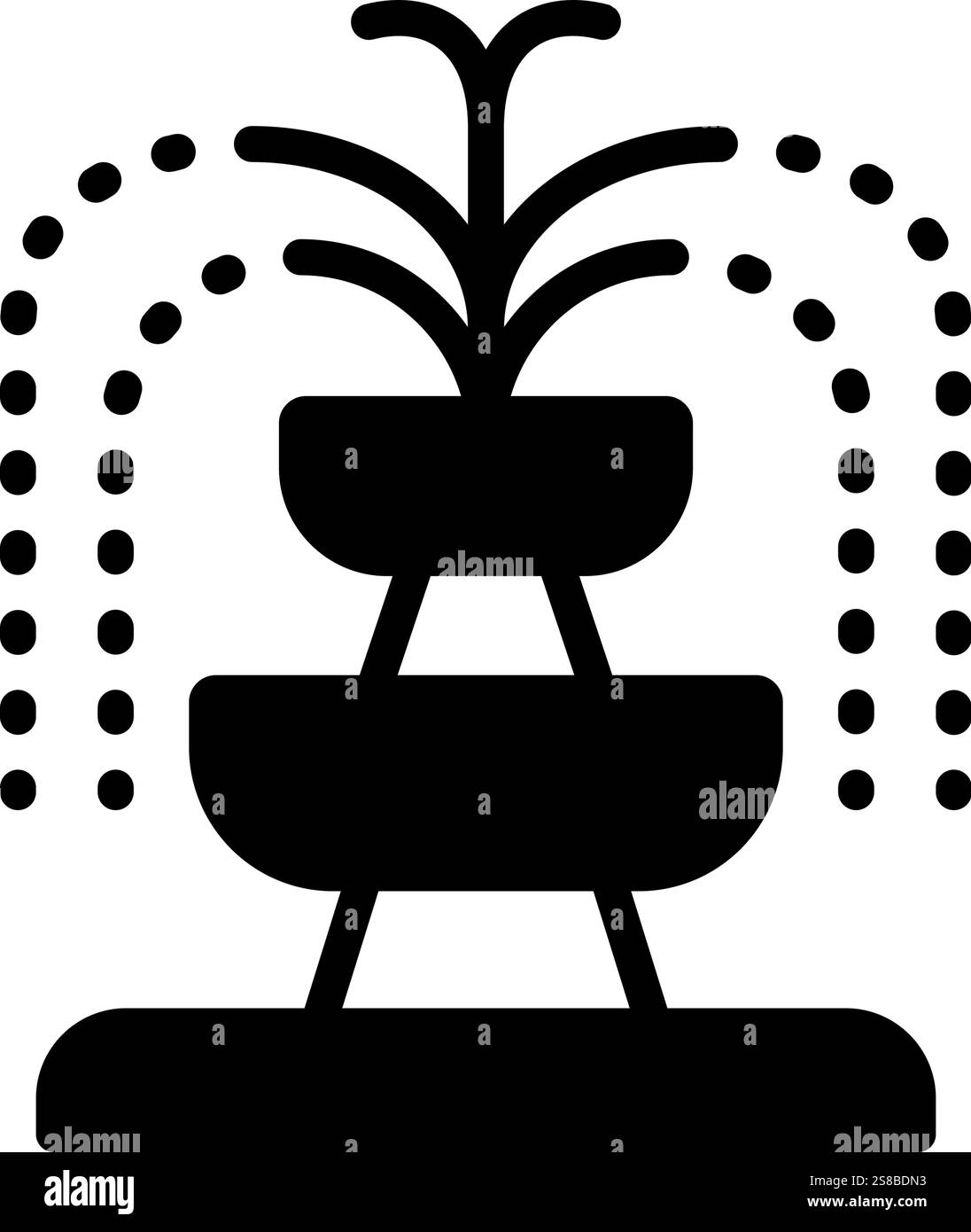 Icon for fountain, wellhead Stock Vector Image & Art - Alamy
