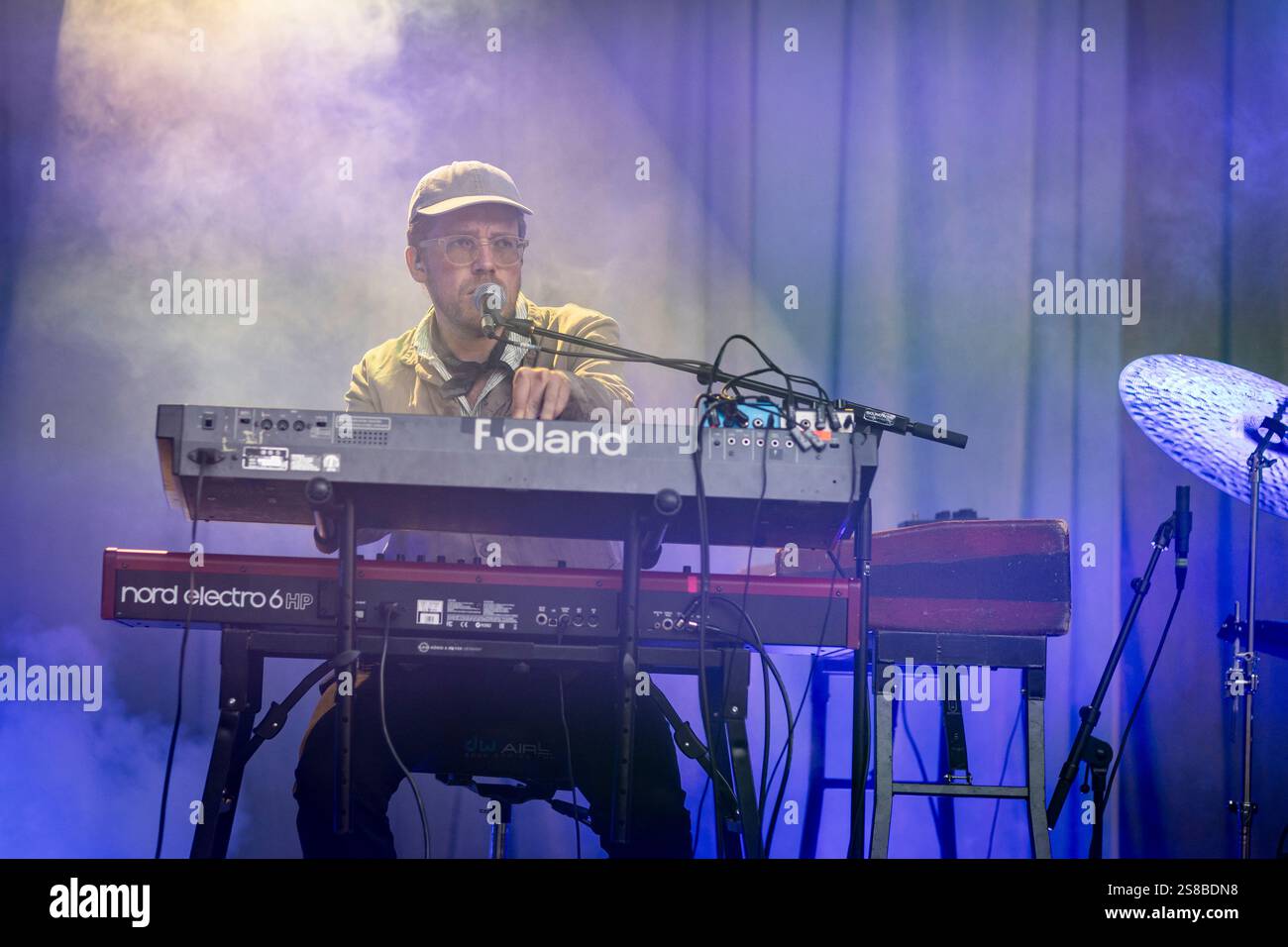 Carl Emil Petersen live in concert @ GrimFest, Aarhus, Denmark Stock ...