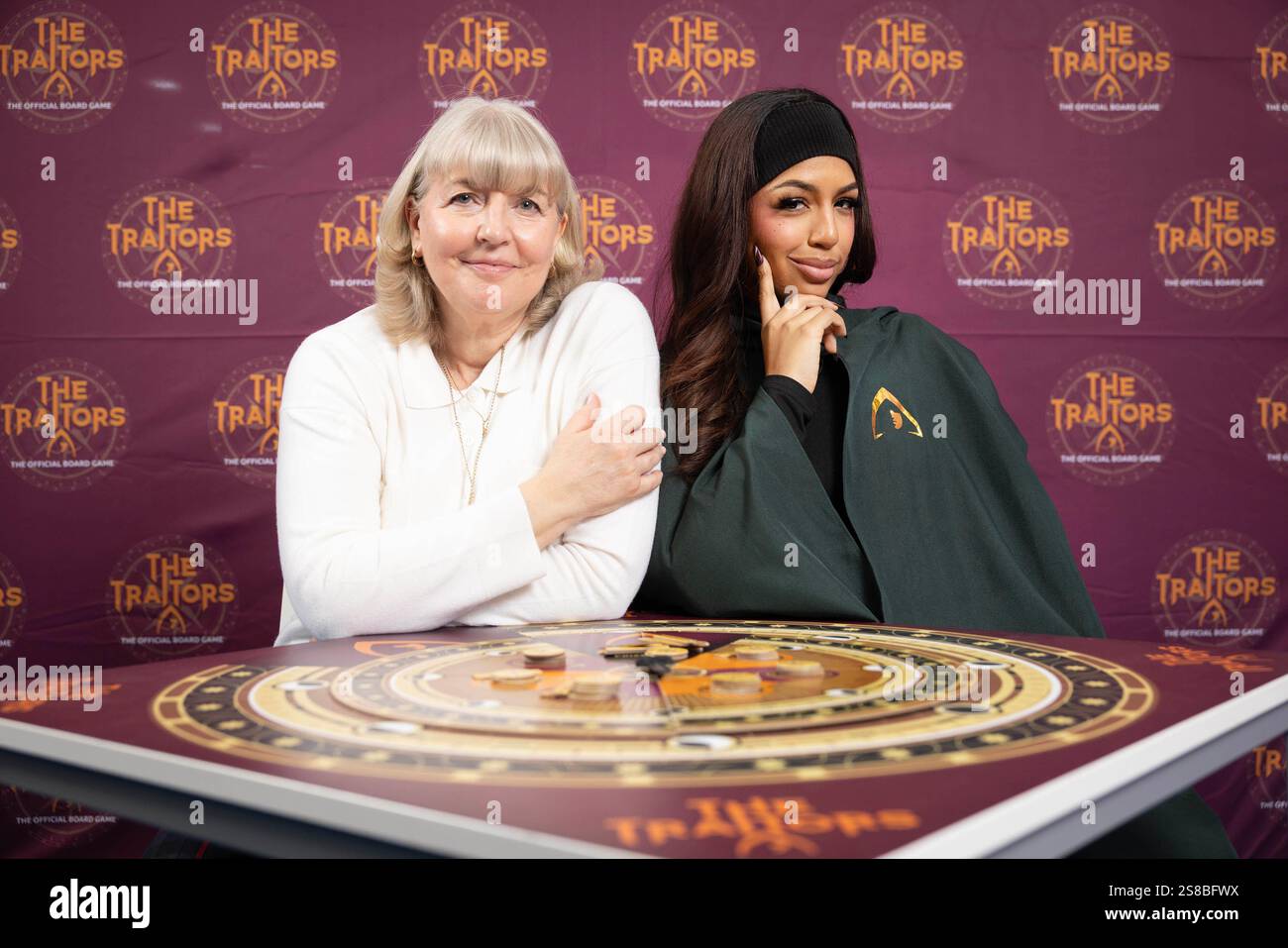 EDITORIAL USE ONLY Lisa Coupland (left) and Armani Gouveia from The ...