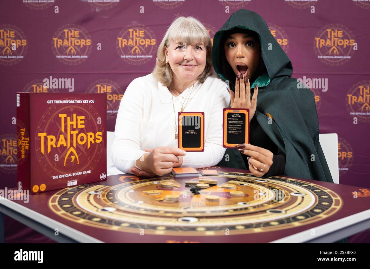 EDITORIAL USE ONLY Lisa Coupland (left) and Armani Gouveia from The ...