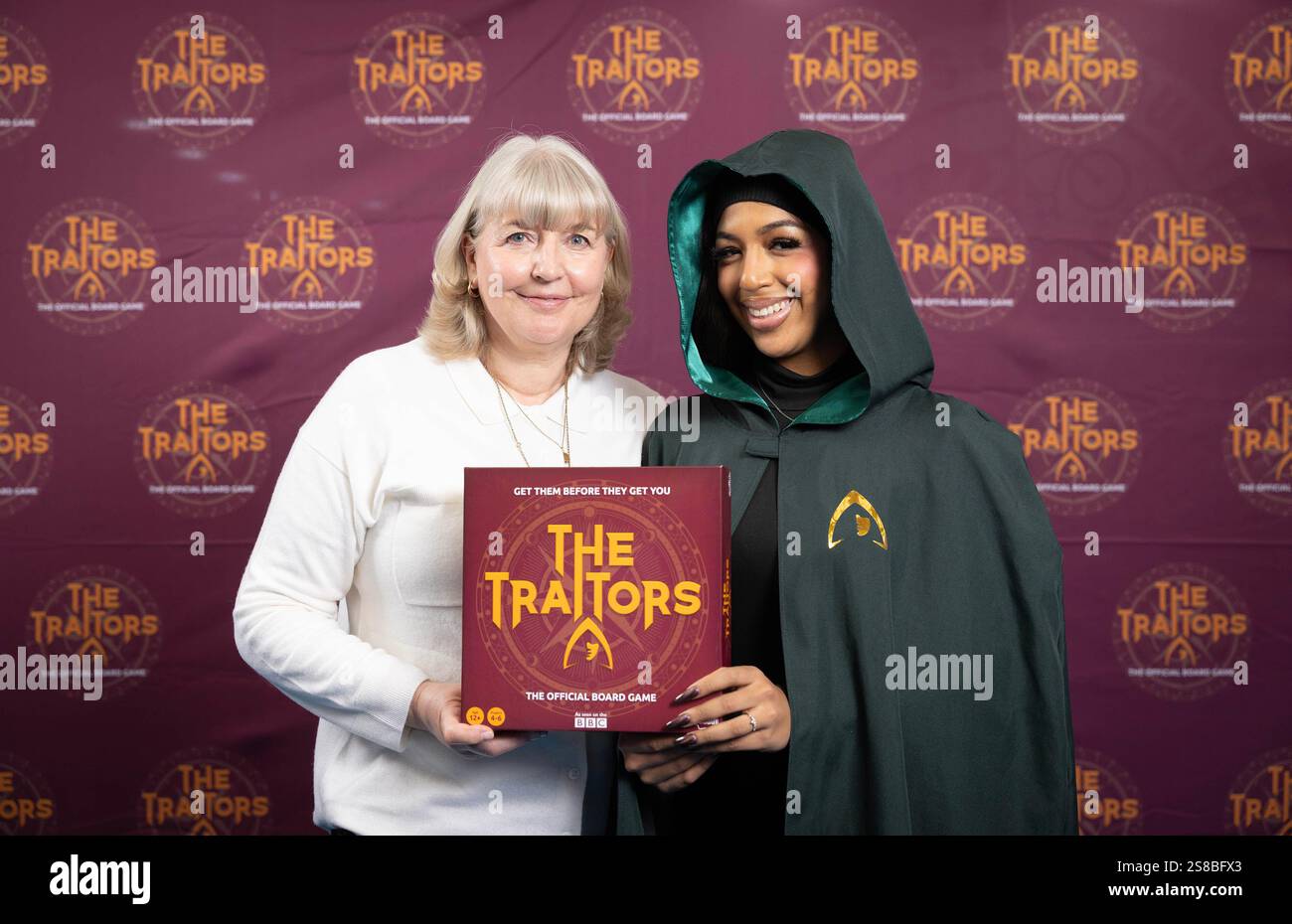 EDITORIAL USE ONLY Lisa Coupland (left) and Armani Gouveia from The ...