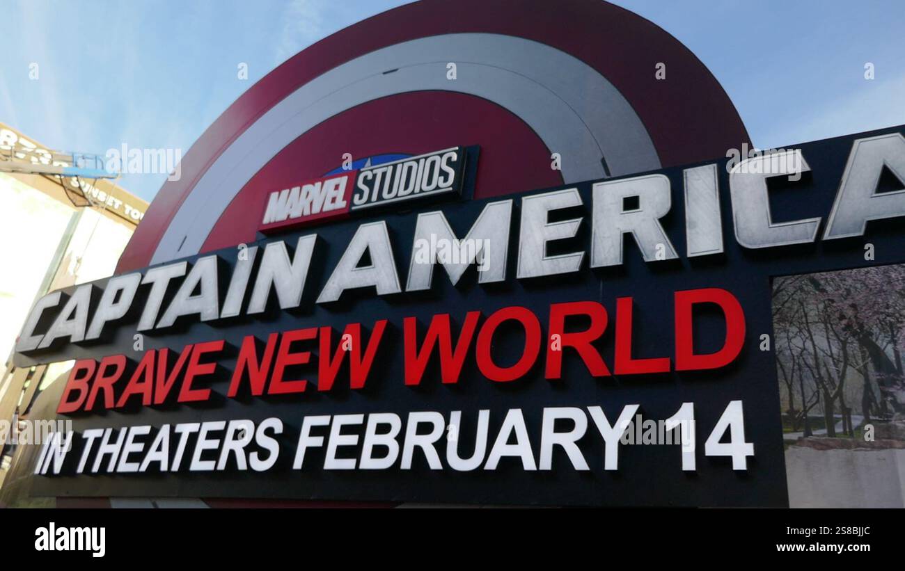 Los Angeles, California, USA 21st January 2025 Marvel Studios Captain ...