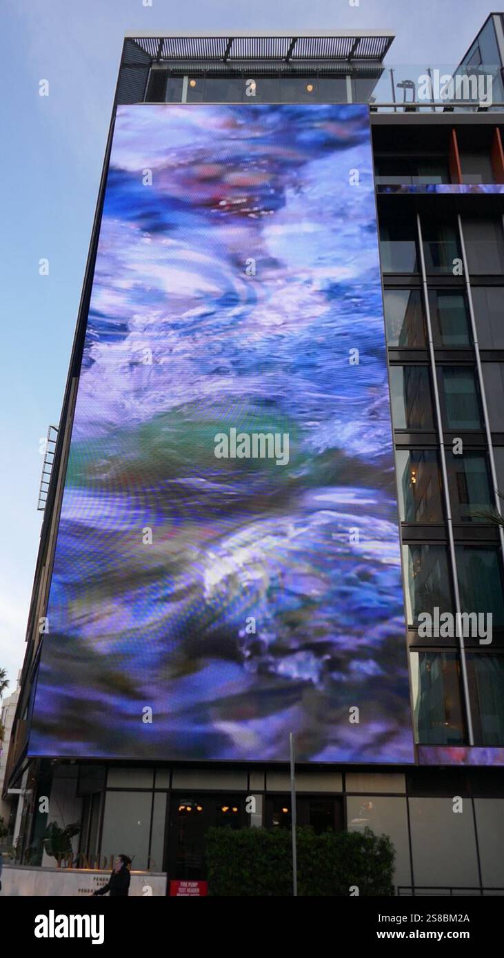 Los Angeles, California, USA 21st January 2025 Pendry Hotel Billboard ...