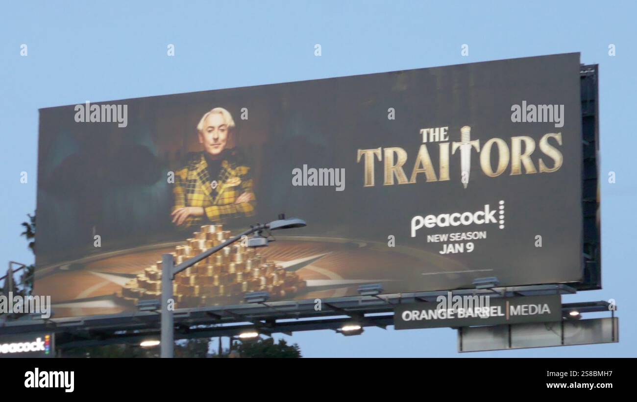 Los Angeles, California, USA 21st January 2025 The Traitors Billboard ...