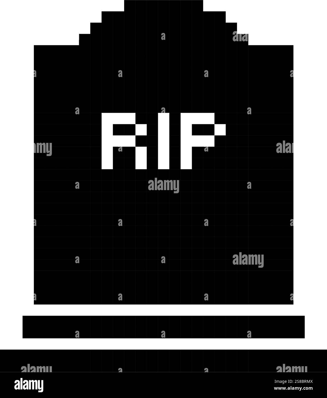 Rip monument pixel art icon Stock Vector Image & Art - Alamy