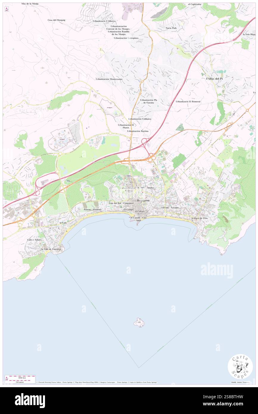 Atenea, Provincia de Alicante, ES, Spain, Valencia, N 38 32' 33'', S 0 8' 4'', map, Cartascapes ...