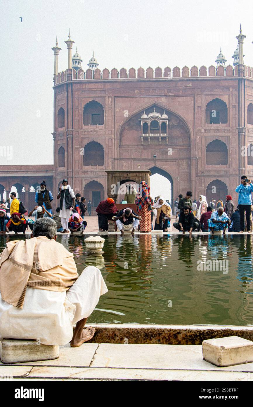 The Masjid-i-Jehan-Numa, commonly known as the Jama Masjid of Delhi, is ...