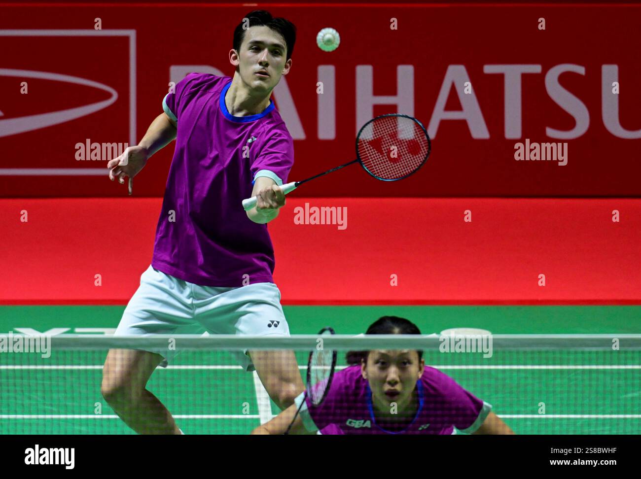 Jakarta, Indonesia. 22nd Jan, 2025. Presley Smith (L)/Jennie Gai ...