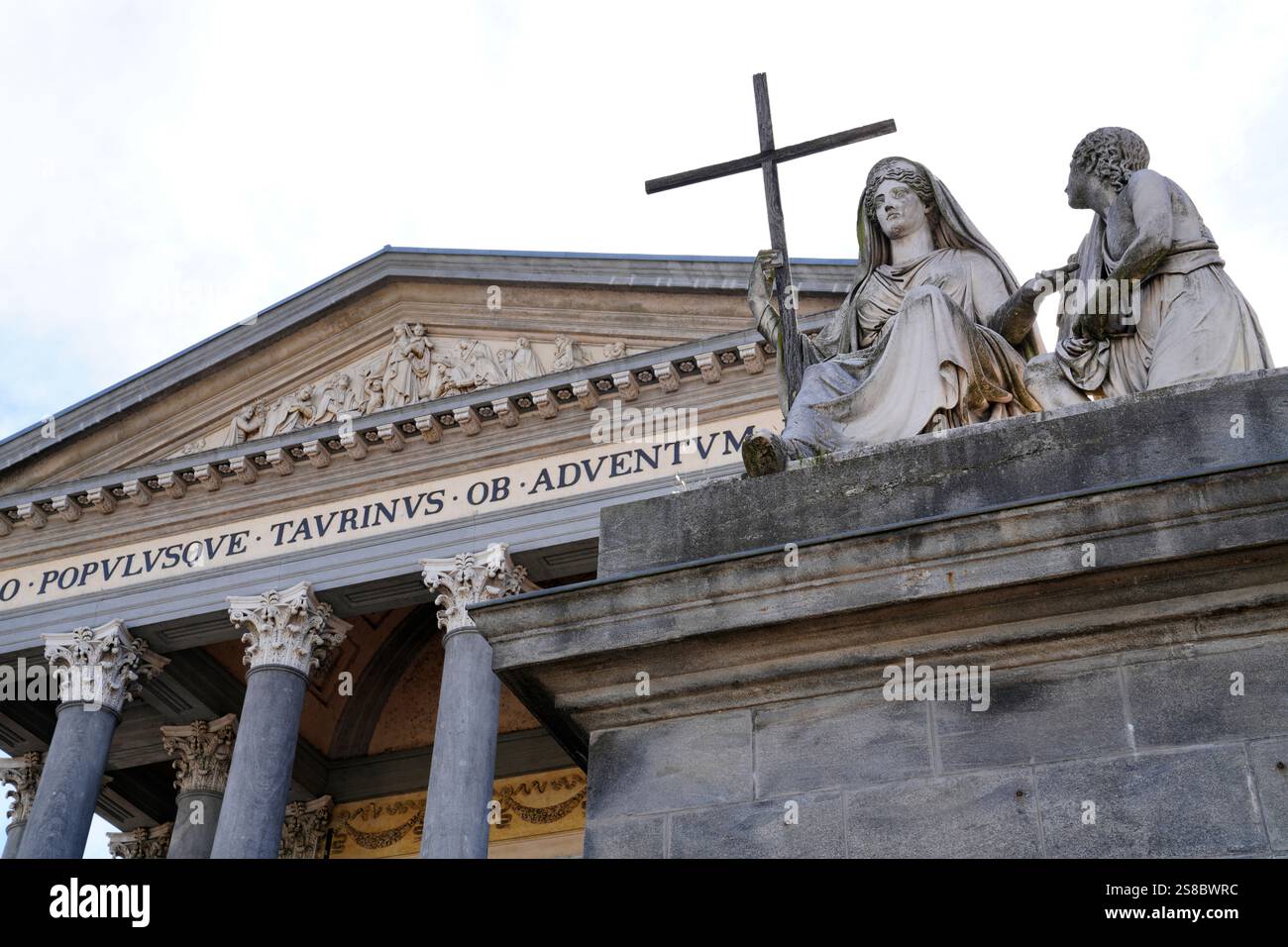 Innenraum, Kirche Gran Madre di Dio,Turin,Piedmont,Italy Stock Photo ...