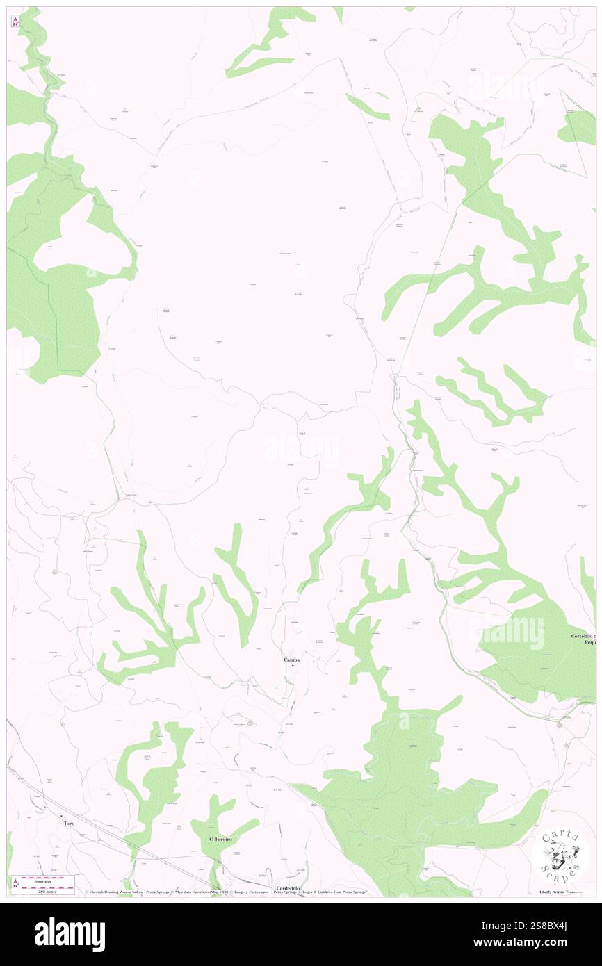 Camba, Provincia de Pontevedra, ES, Spain, Galicia, N 42 37' 59'', S 7 ...